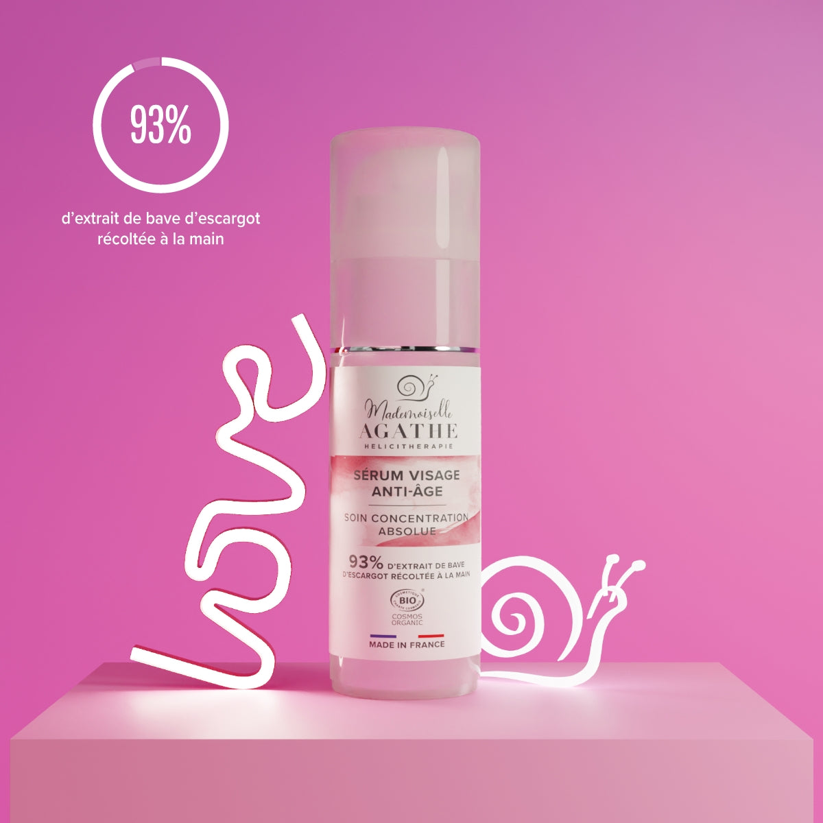 Anti-Aging Gesichtsserum - Behandlung mit Bio-Schneckenschleim ...